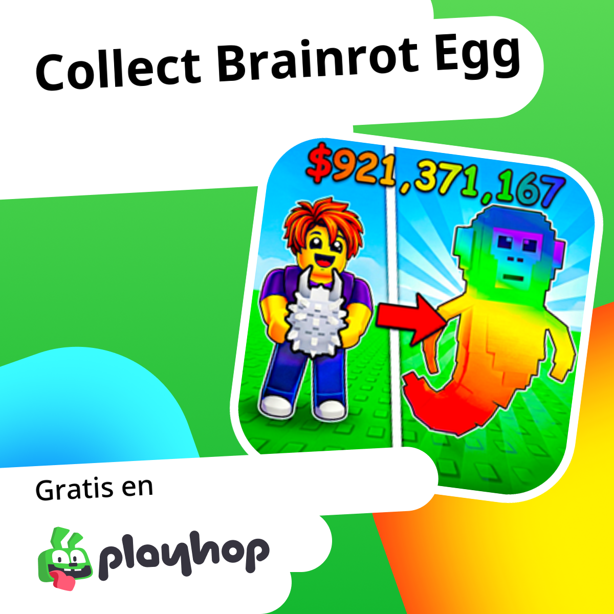 Collect Brainrot Egg: Juega en línea gratis en Playhop