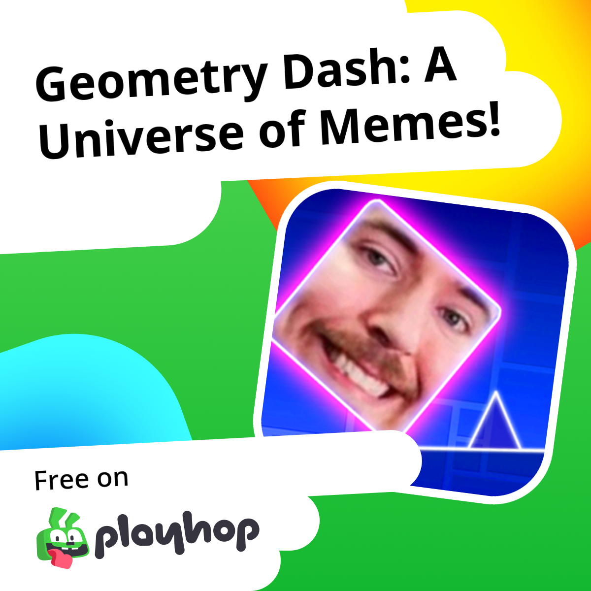 Geometry Dash: A Universe of Memes! (by Gedagedigo Games): Play Online ...