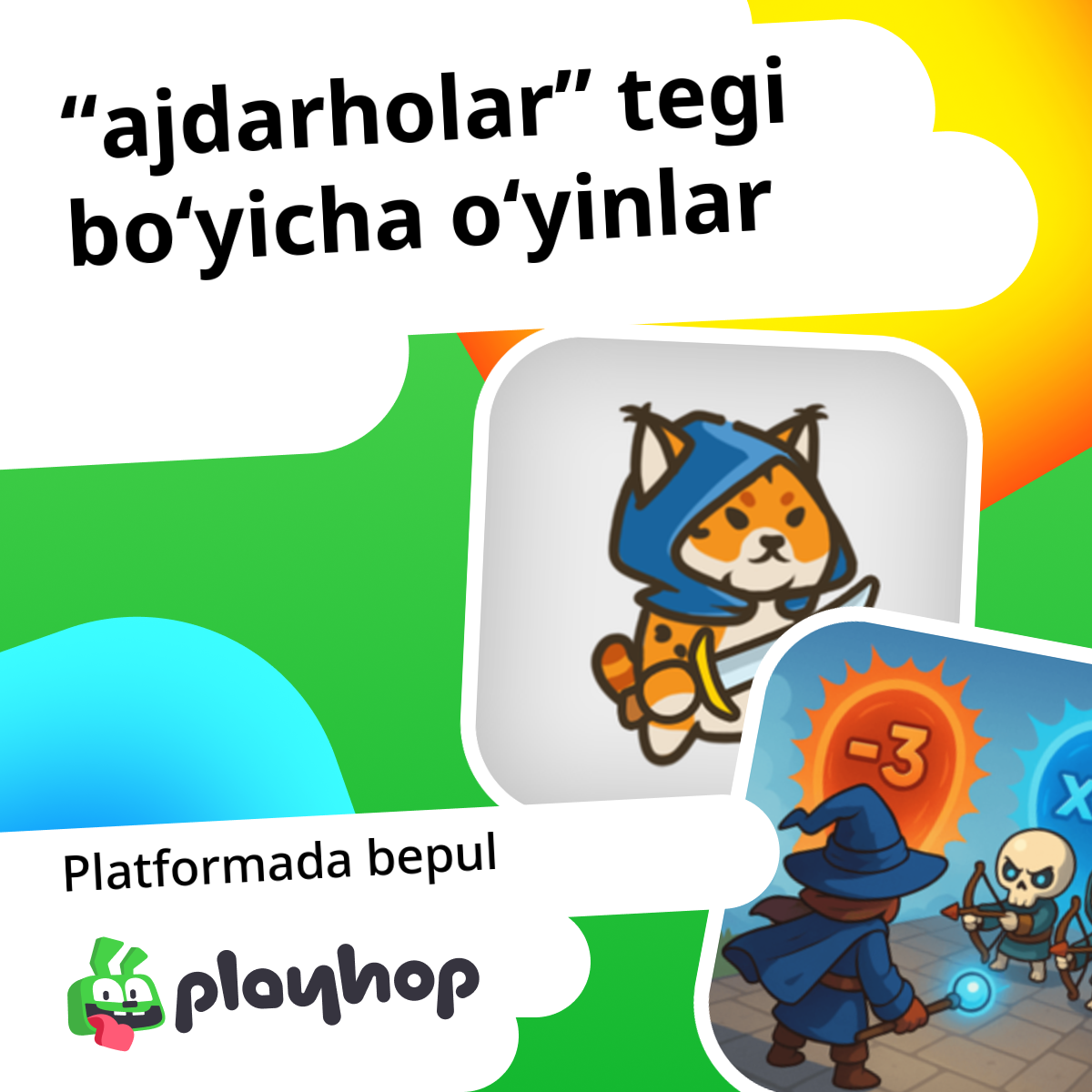 Ajdarholar o‘yinlar Onlayn 🐉 Bepul o‘ynang Playhopda