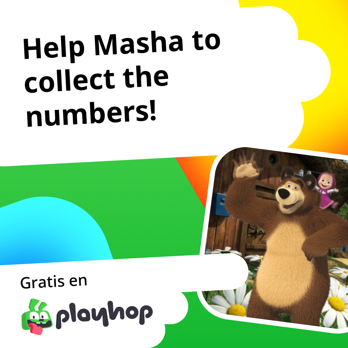 Help Masha to collect the numbers! (por And21rew): Juega Gratis Online ...