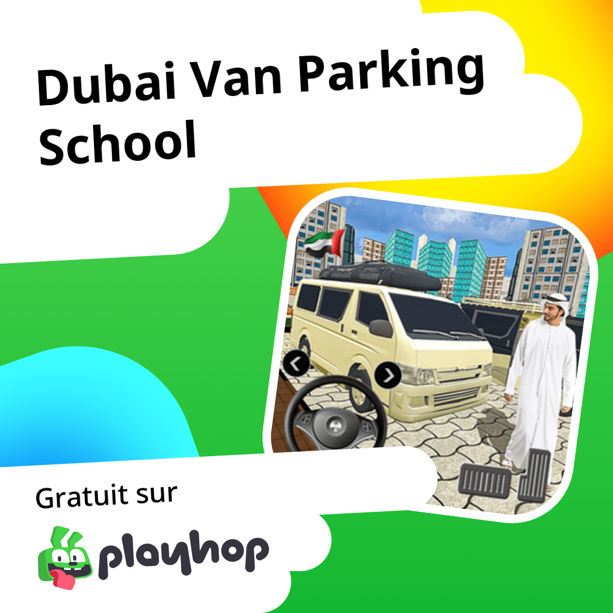 Dubai Van Parking School: Jouez en ligne gratuitement sur Playhop