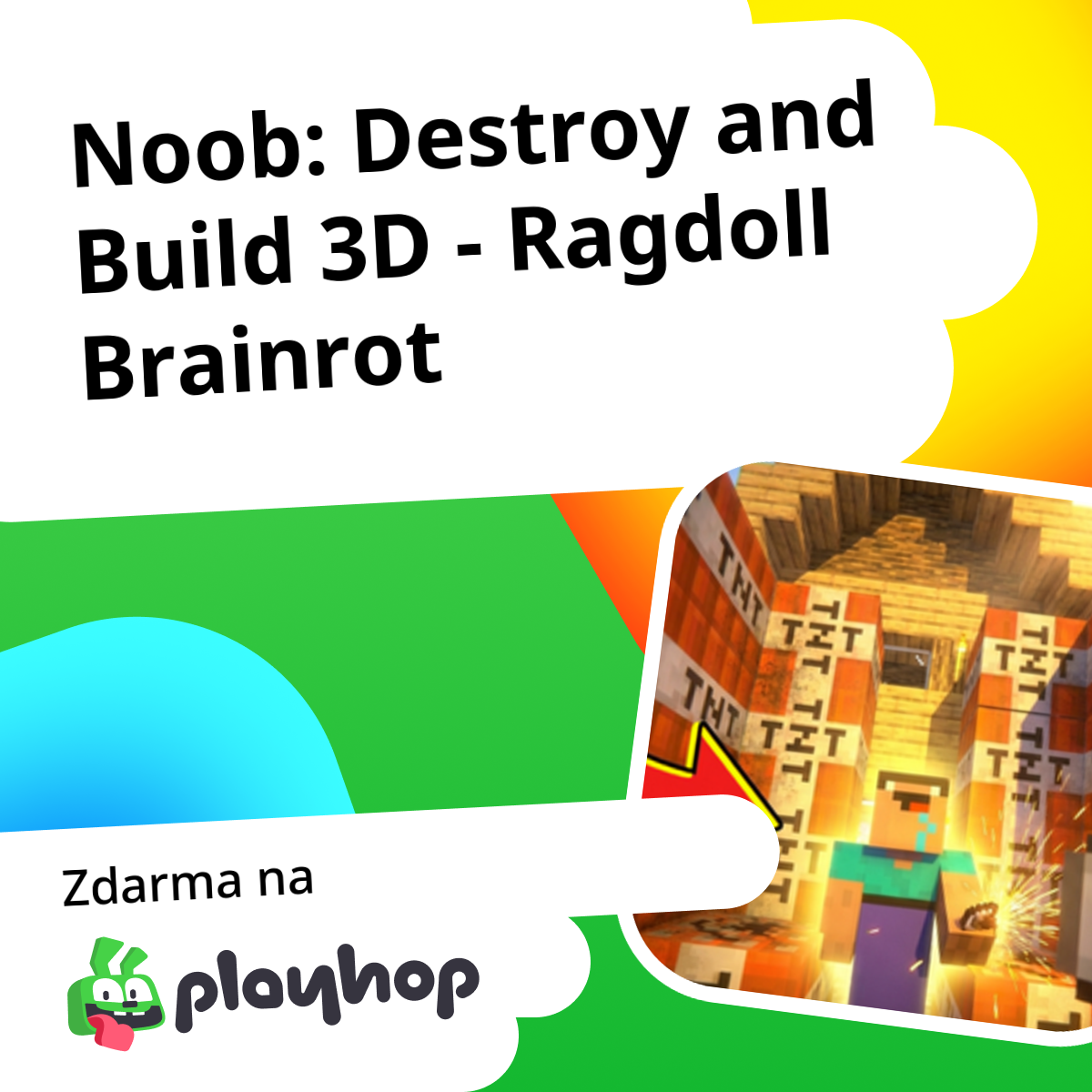 Noob: Destroy and Build 3D - Ragdoll Brainrot (od KUKURUZA): Hrajte ...