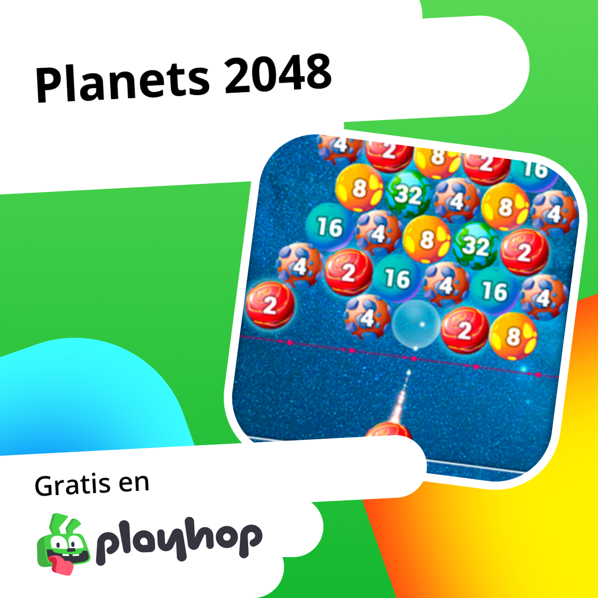 Planets 2048 (per UTKA): Juega Gratis Online en Playhop
