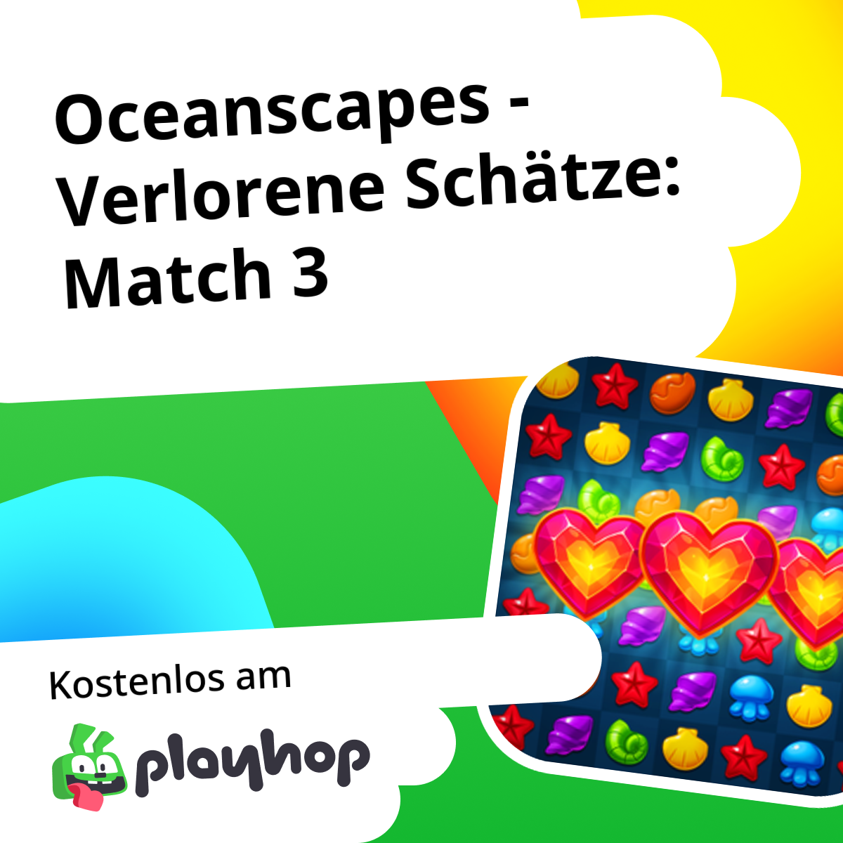 Oceanscapes - Verlorene Schätze: Match 3 (von Dinmo): Spiele kostenlos online auf Playhop