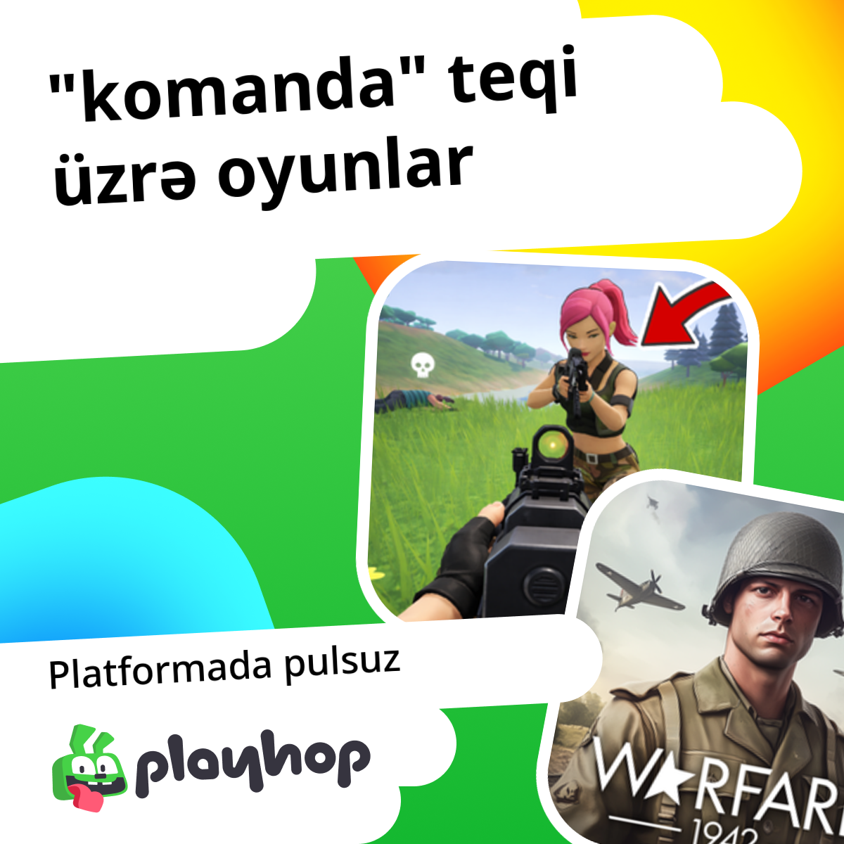 Komanda oyunlar Onlayn 🤼 Playhop -də Pulsuz Oyna