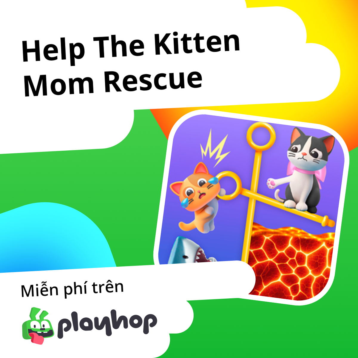 Help The Kitten Mom Rescue: Chơi trực tuyến miễn phí trên Playhop