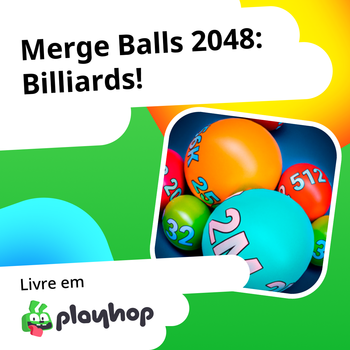 Merge Balls 2048: Billiards! (por SoManyGamesBusiness): Jogue Online Gratuitamente Em Playhop