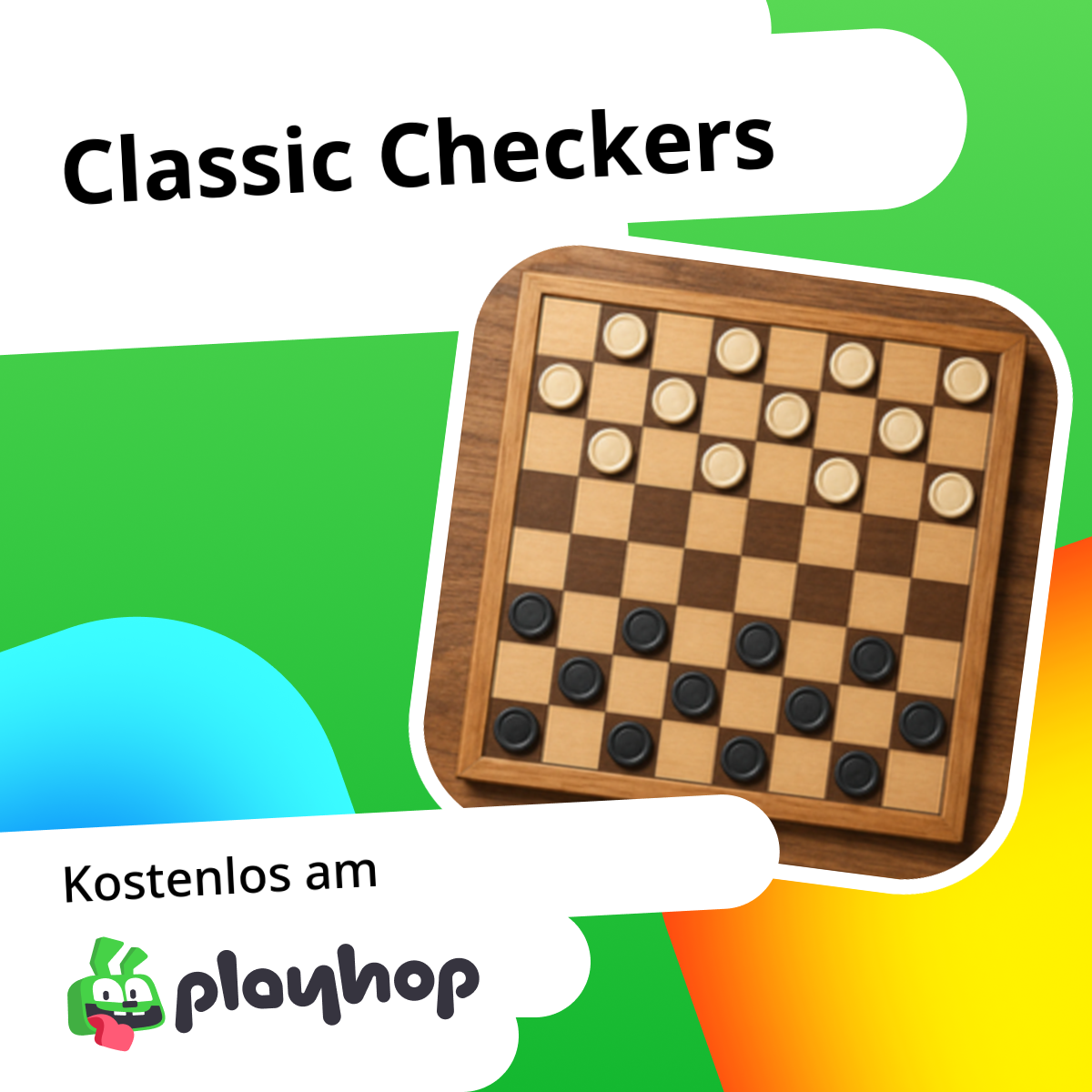 Classic Checkers: Kostenlos online spielen auf Playhop