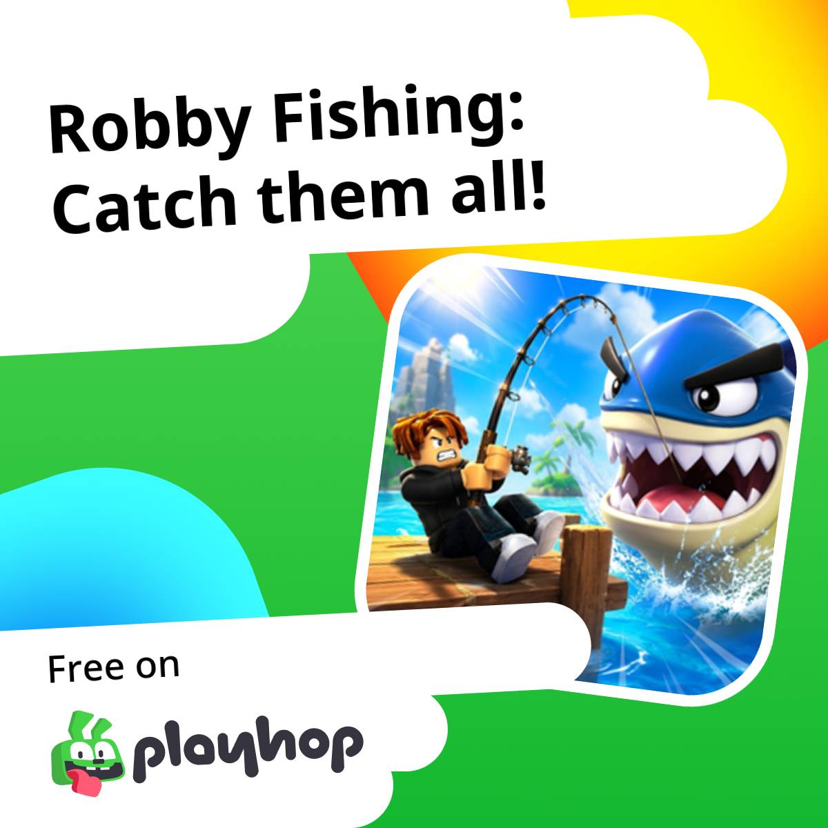 Robby Fishing: Catch them all!: Play Online For Free On Playhop