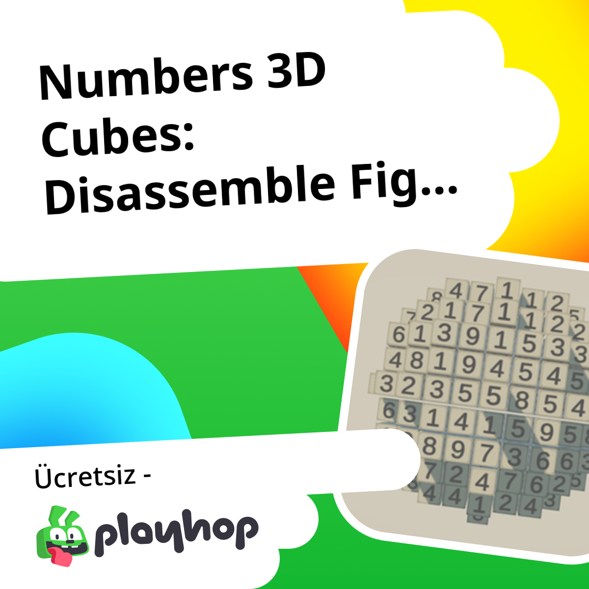Numbers 3D Cubes: Disassemble Figure (Ashtray Studio2 geliştiricisinden ...