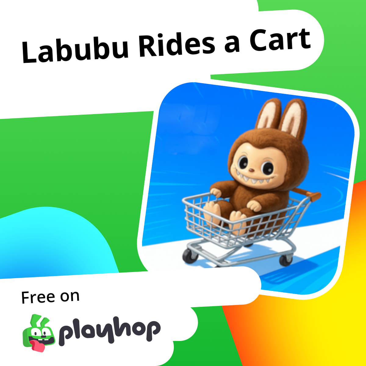 Labubu Rides a Cart (by AM): Play Online For Free On Playhop