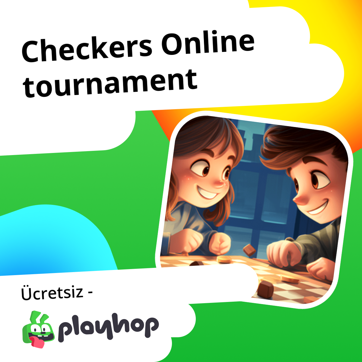 Checkers Online tournament: Playhop'da Ücretsiz Çevrimiçi Oynayın