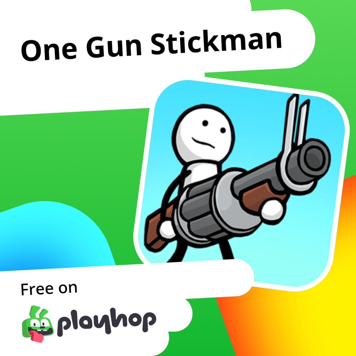 One Gun Stickman: به صورت رایگان آنلاین در Playhop بازی کنید