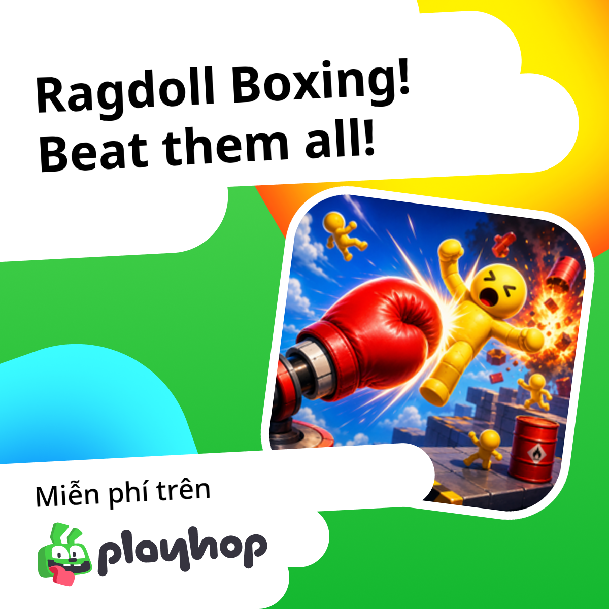 Ragdoll Boxing! Beat them all!: Chơi trực tuyến miễn phí trên Playhop
