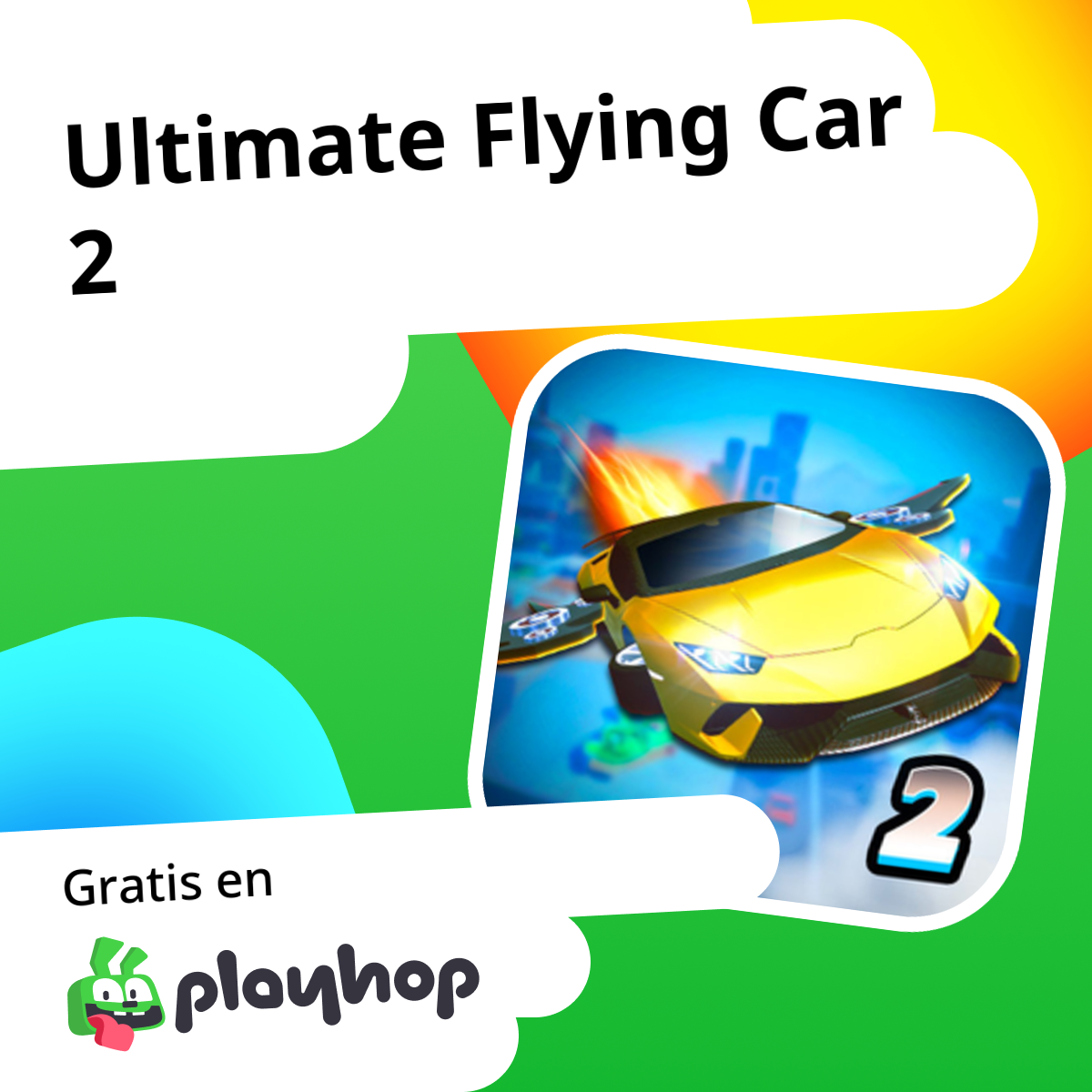 Ultimate Flying Car 2 (per RHM Interactive): Juega Gratis Online en Playhop