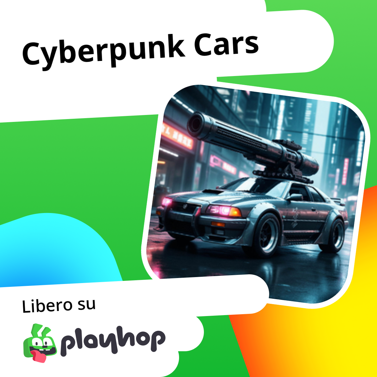 Cyberpunk Cars (di Pookie): gioca online gratuitamente su Playhop