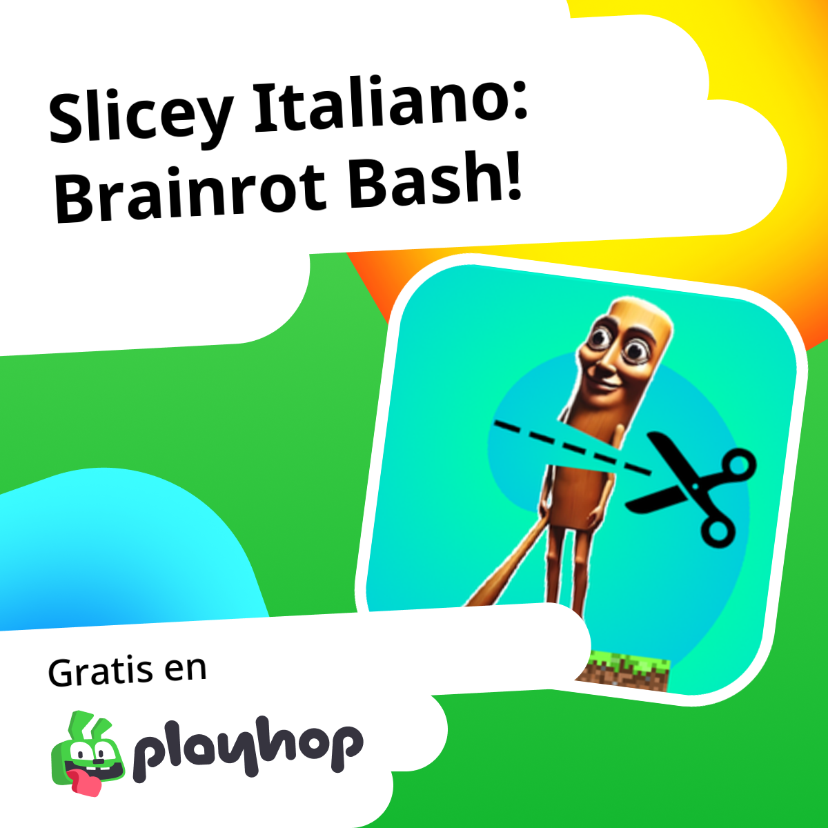 Slicey Italiano: Brainrot Bash! (por RomanSky): Juega Gratis Online en Playhop