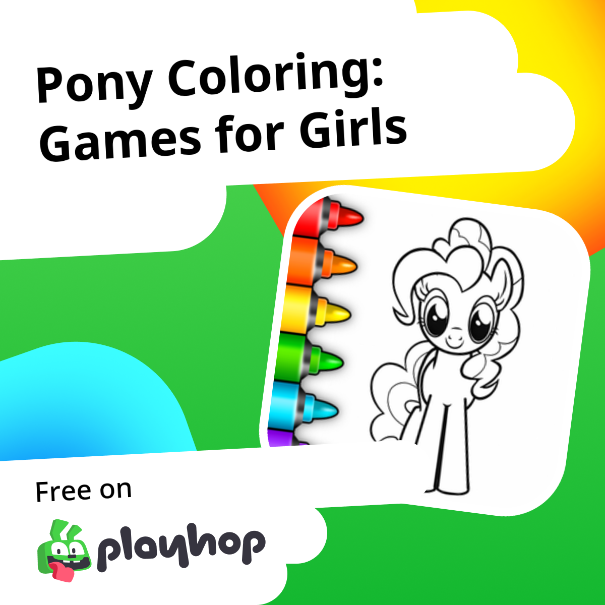 Pony Coloring: Games for Girls: Play Online For Free On Playhop