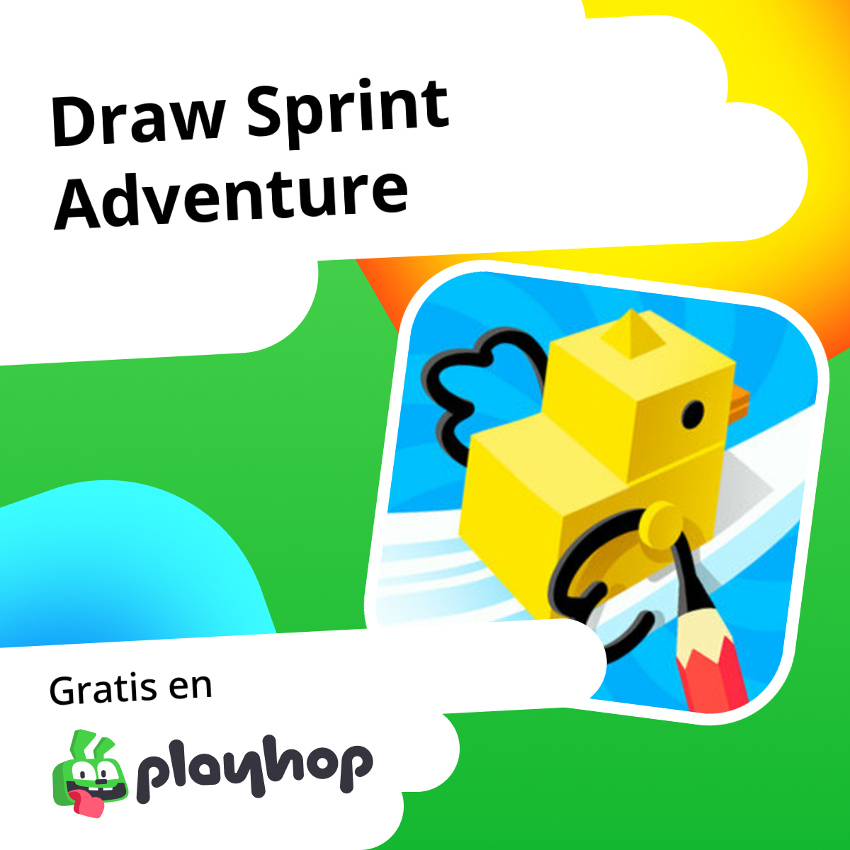 Draw Sprint Adventure (per rdesigngames): Juega Gratis Online en Playhop