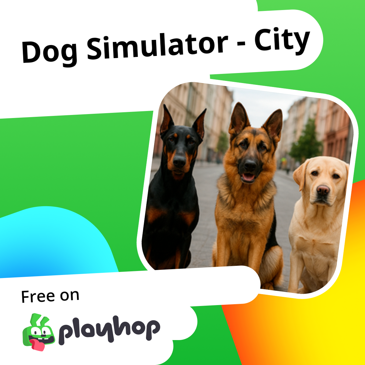 Dog Simulator - City (by sunkenteen Games): Play Online For Free On Playhop