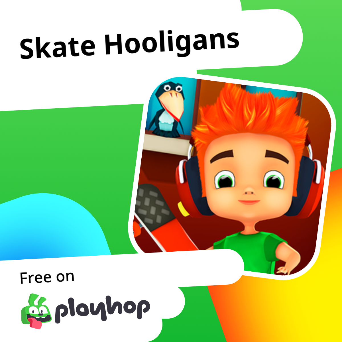 Skate Hooligans (توسط Gemioli): بازی آنلاین به صورت رایگان در Playhop
