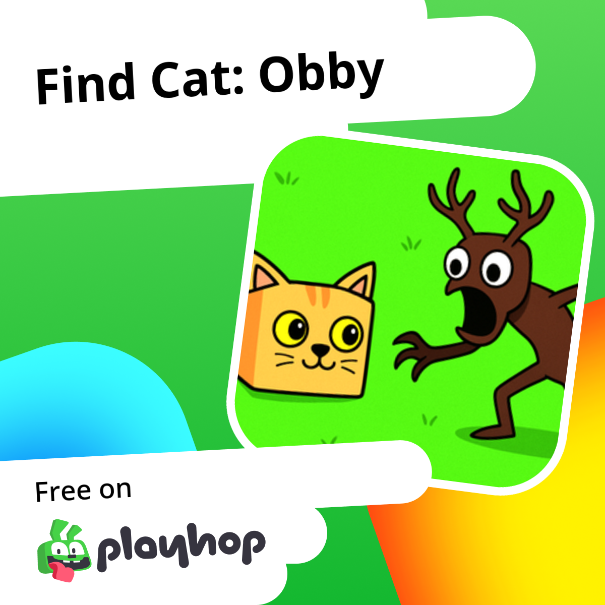 Find Cat: Obby: العب أونلاين مجانًا على Playhop