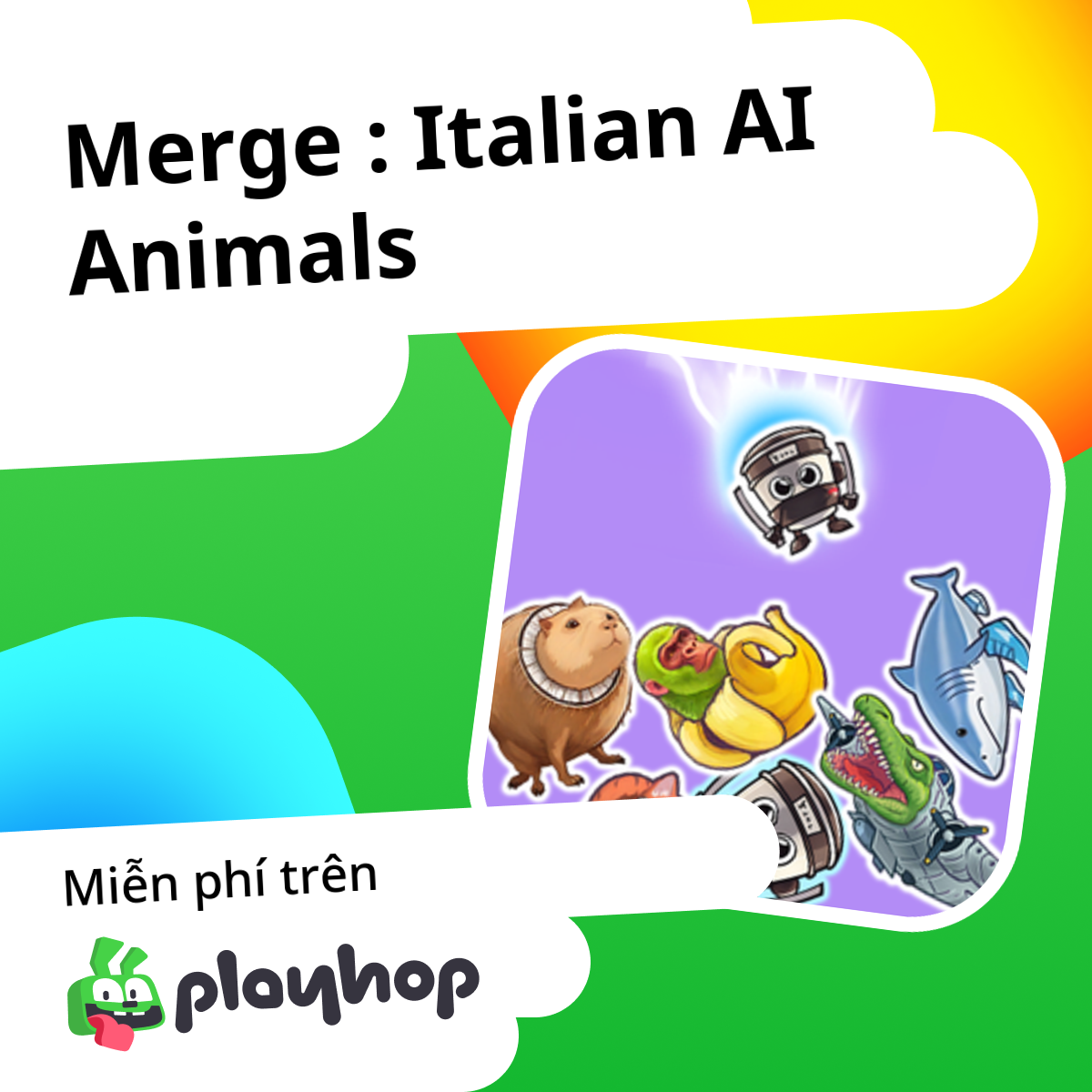 Merge : Italian AI Animals (bởi slough soft): Chơi Trực Tuyến Miễn Phí ...