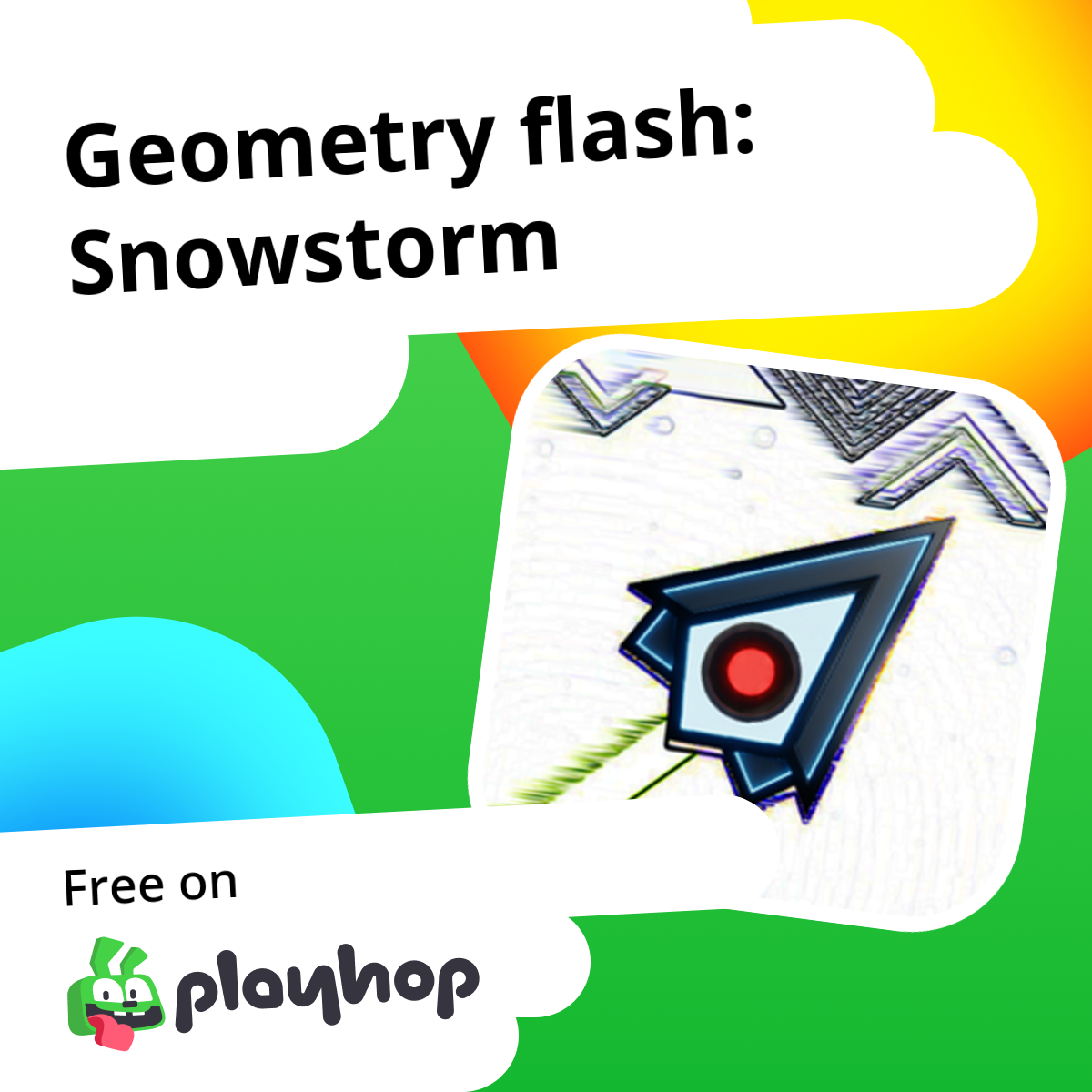 Geometry flash: Snowstorm (by Deacon): Play Online For Free On Playhop