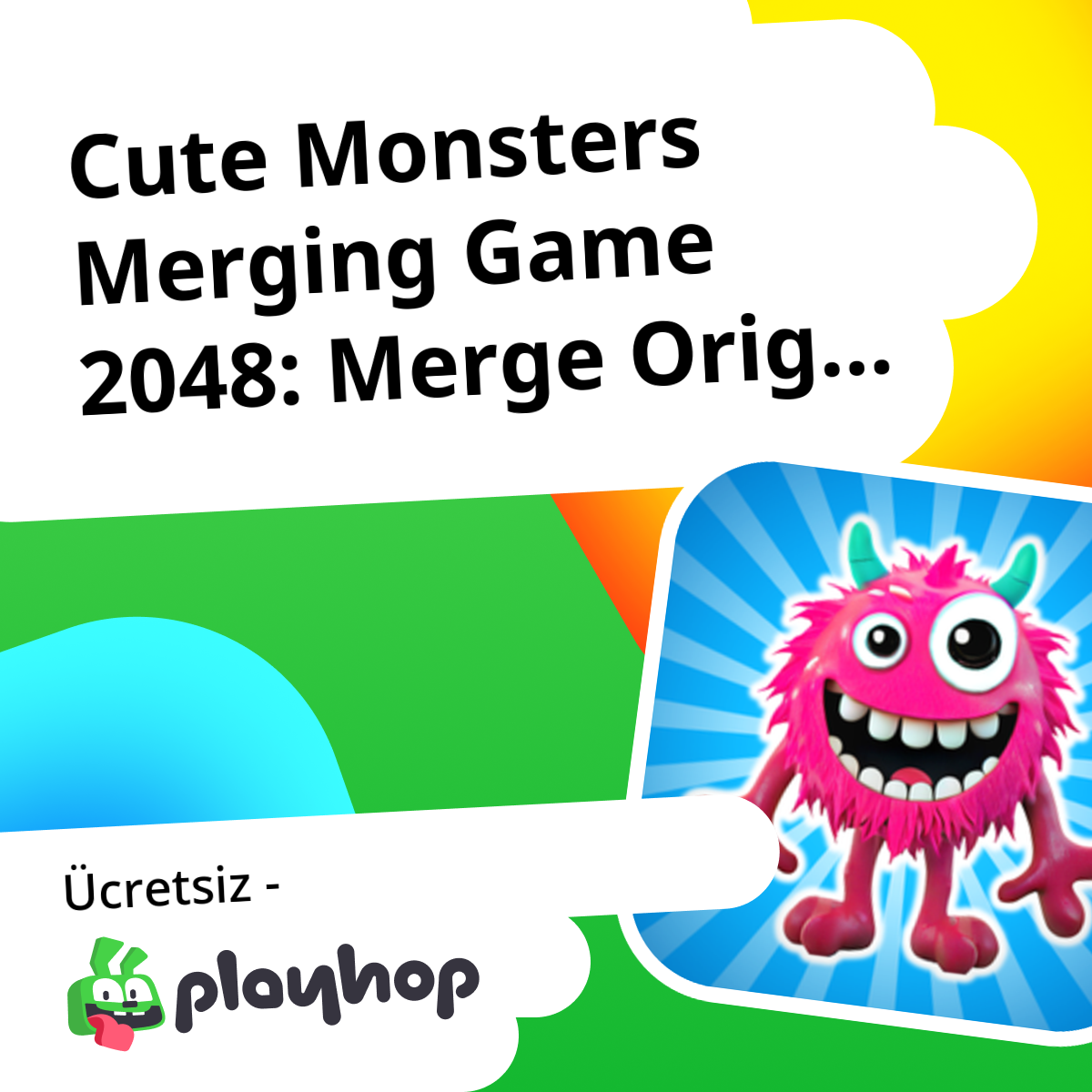 Cute Monsters Merging Game 2048: Merge Original (Muon Games ...