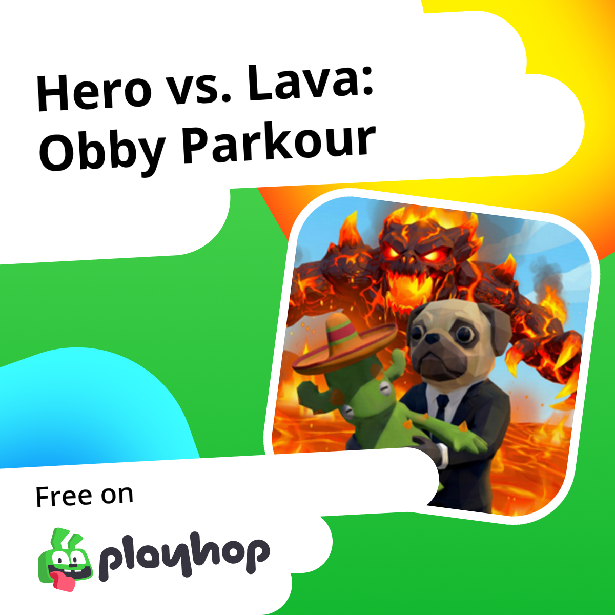 Hero vs. Lava: Obby Parkour: Play Online For Free On Playhop