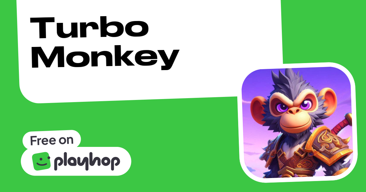 Turbo Monkey (per TurboMonkey): Juega Gratis Online en Playhop