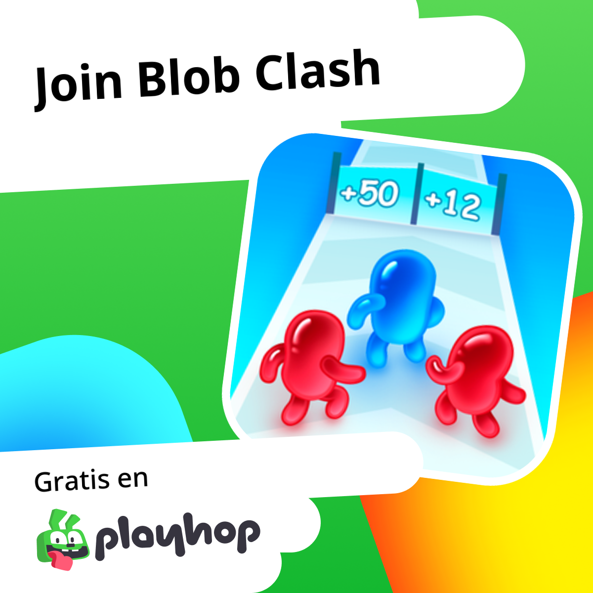 Join Blob Clash: Juega en línea gratis en Playhop
