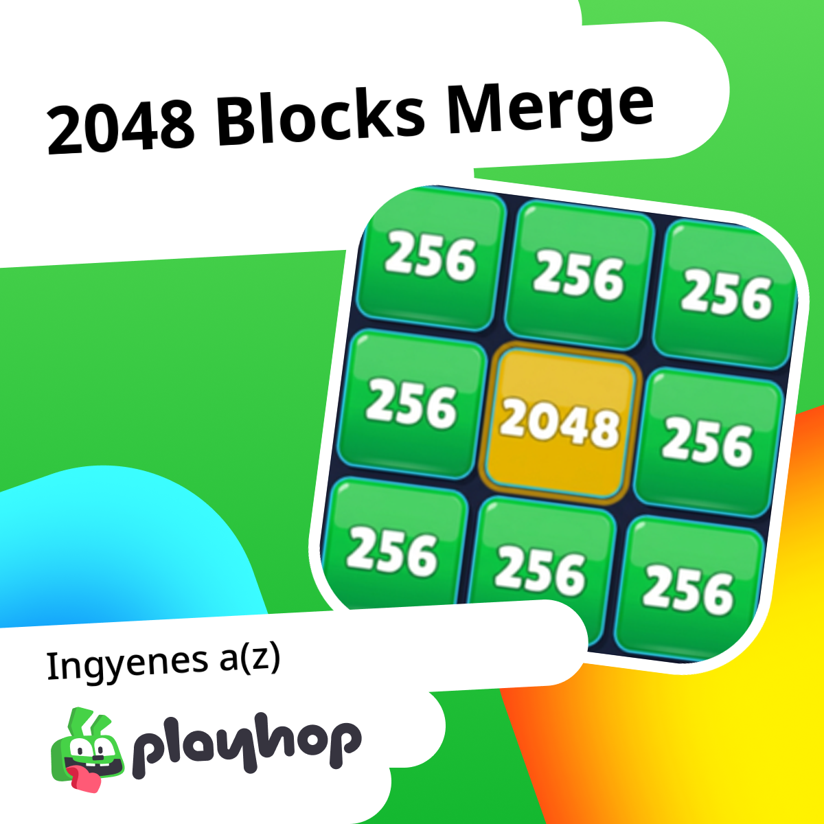 2048 Blocks Merge: Játssz ingyen online a(z) Playhop oldalán