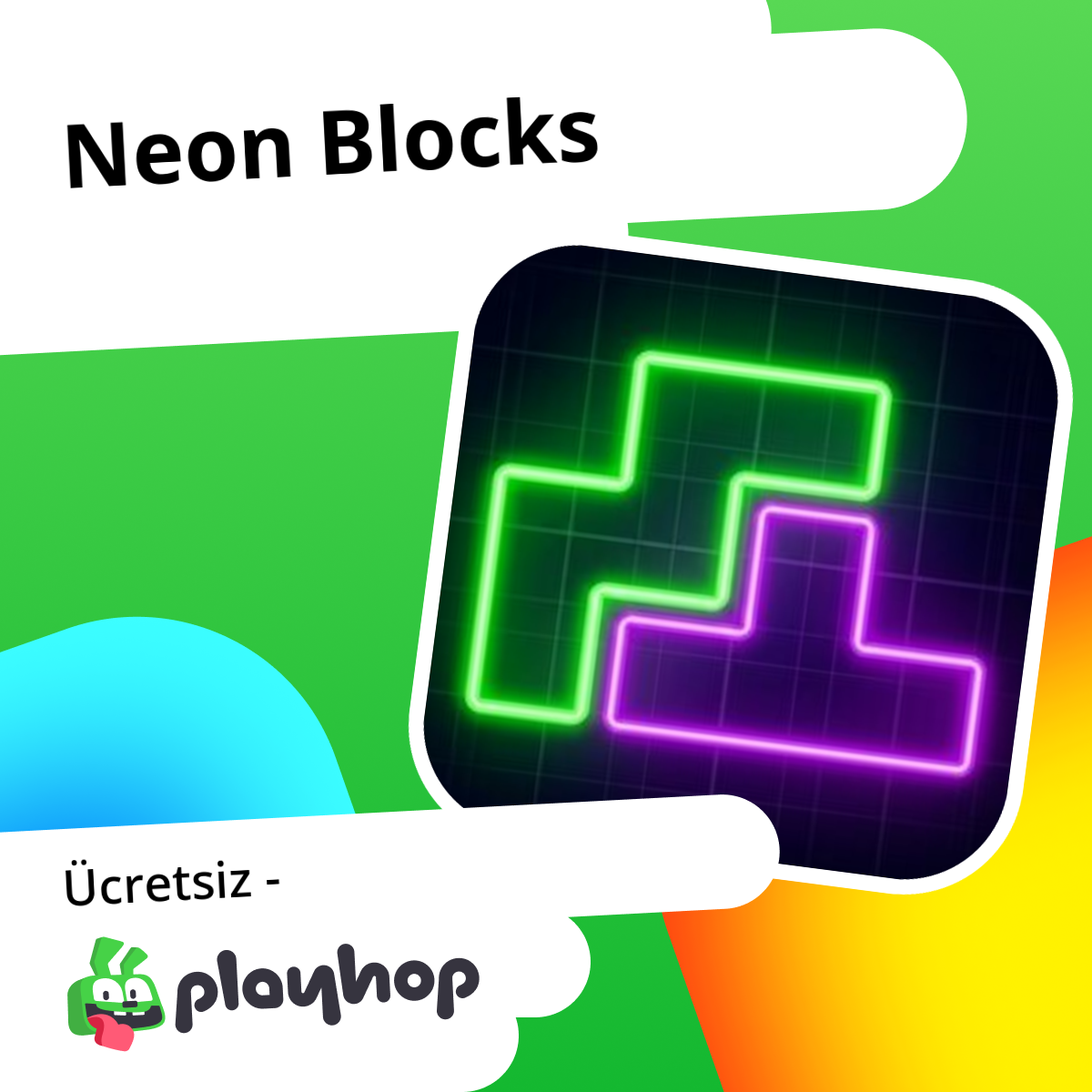 Neon Blocks (Paranoid geliştiricisinden): Playhop Servisinde Ücretsiz ...