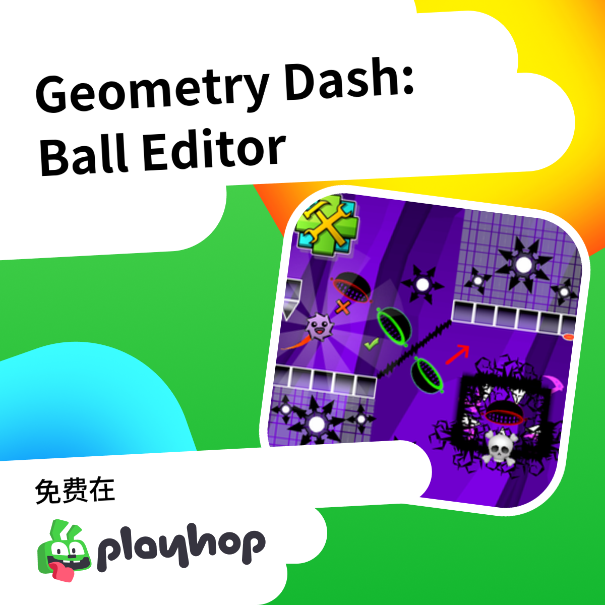 Geometry Dash: Ball Editor (由 Kokim): 在 Playhop 上免费在线玩