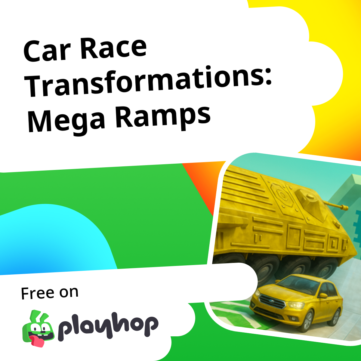 Car Race Transformations: Mega Ramps (by Ushakov Studio): Play Online For Free On Playhop