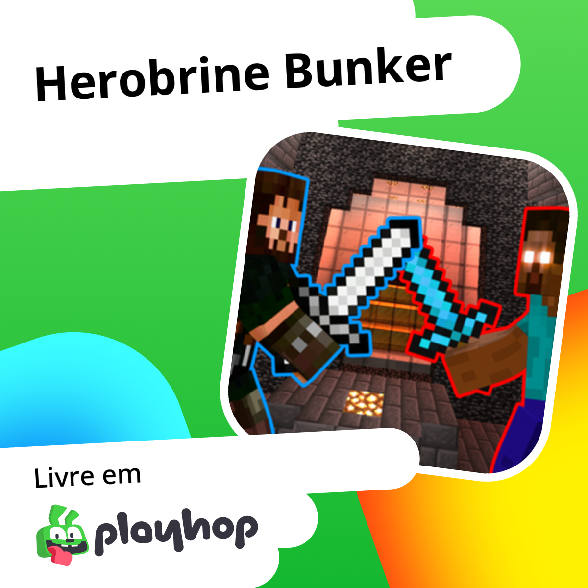 Herobrine Bunker (por Larnu Games): Jogue Online Grátis em Playhop