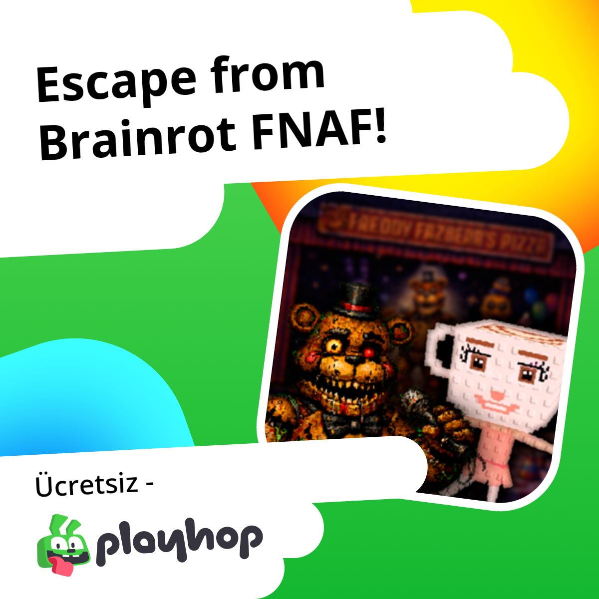 Escape from Brainrot FNAF!: Playhop'da Ücretsiz Çevrimiçi Oynayın