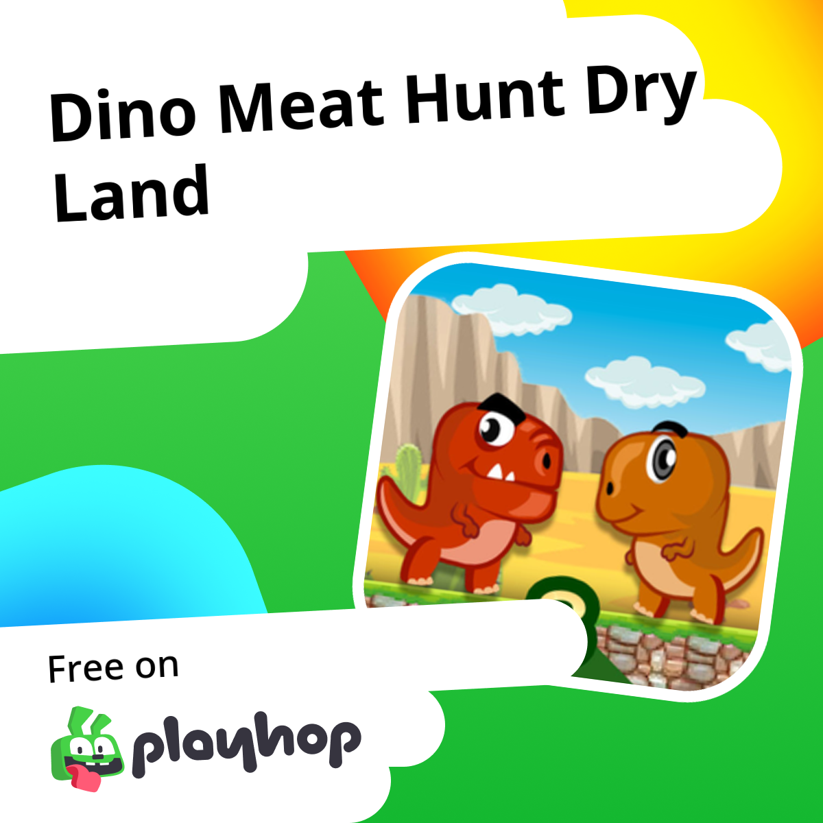 Dino Meat Hunt Dry Land: Play Online For Free On Playhop