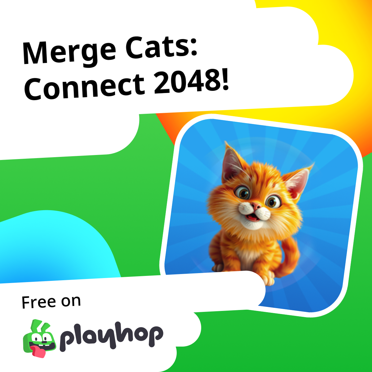 Merge Cats: Connect 2048! (by OneOneGames): Play Online For Free On Playhop
