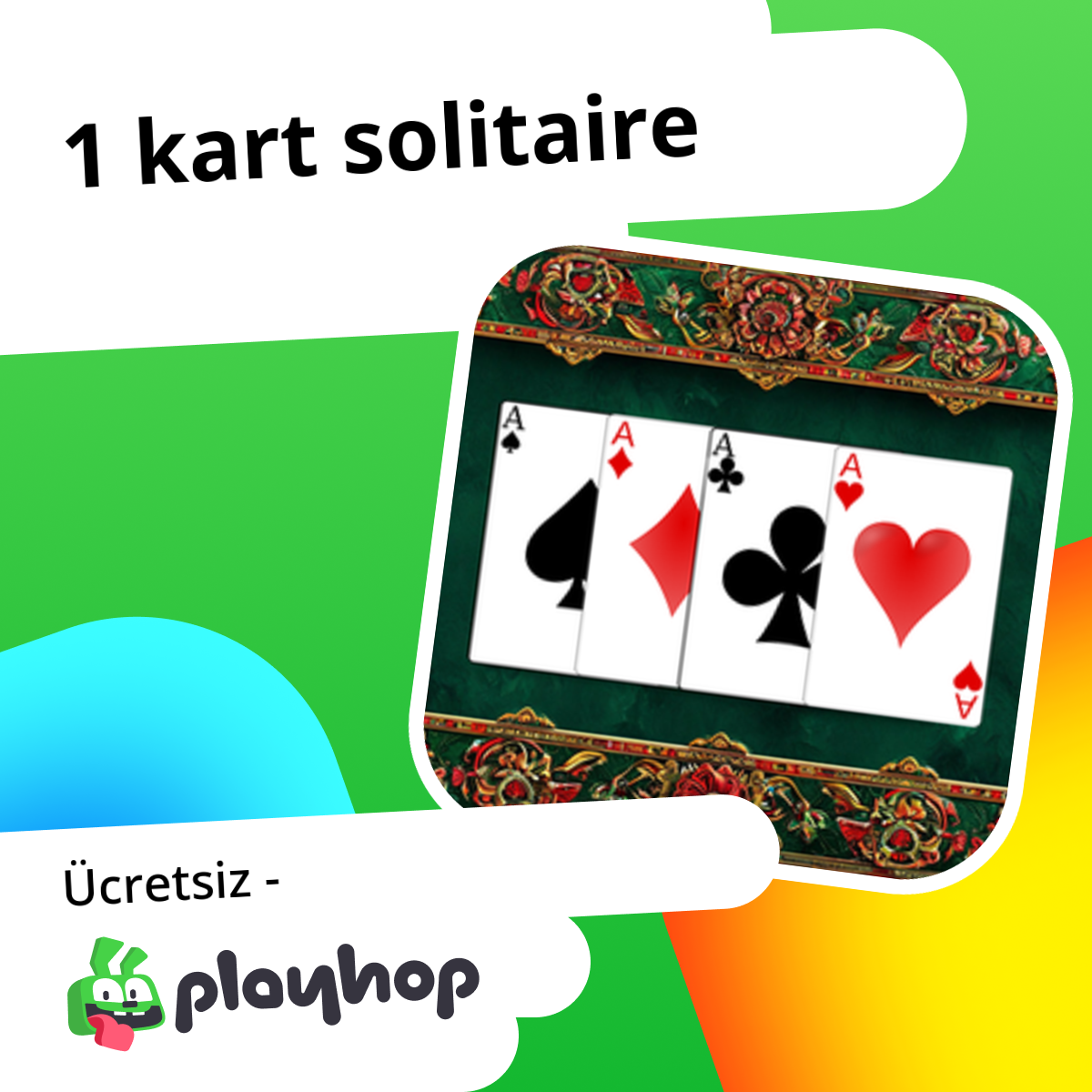 1 kart solitaire: Playhop'da Ücretsiz Çevrimiçi Oynayın
