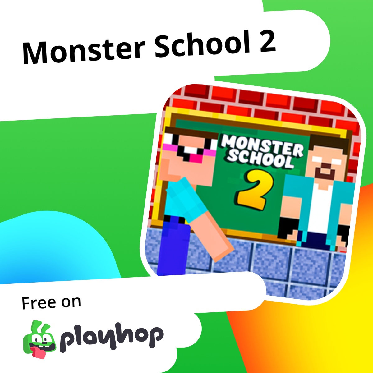 Monster School 2 (by New Generation Games): Play Online For Free On Playhop