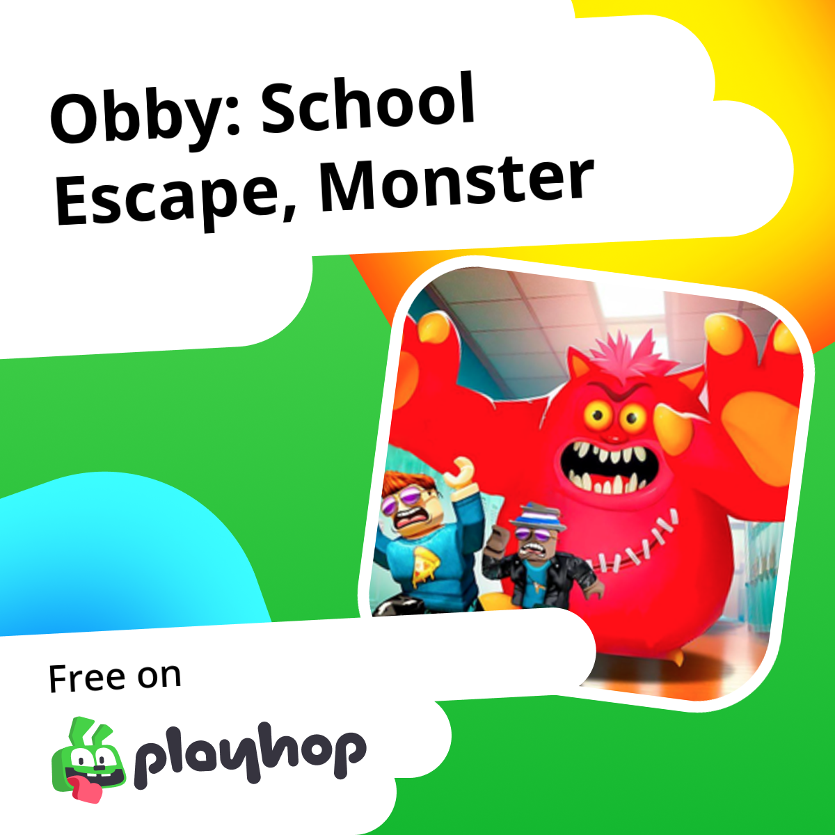 Obby: School Escape, Monster (by FGCompany): Play Online For Free On ...