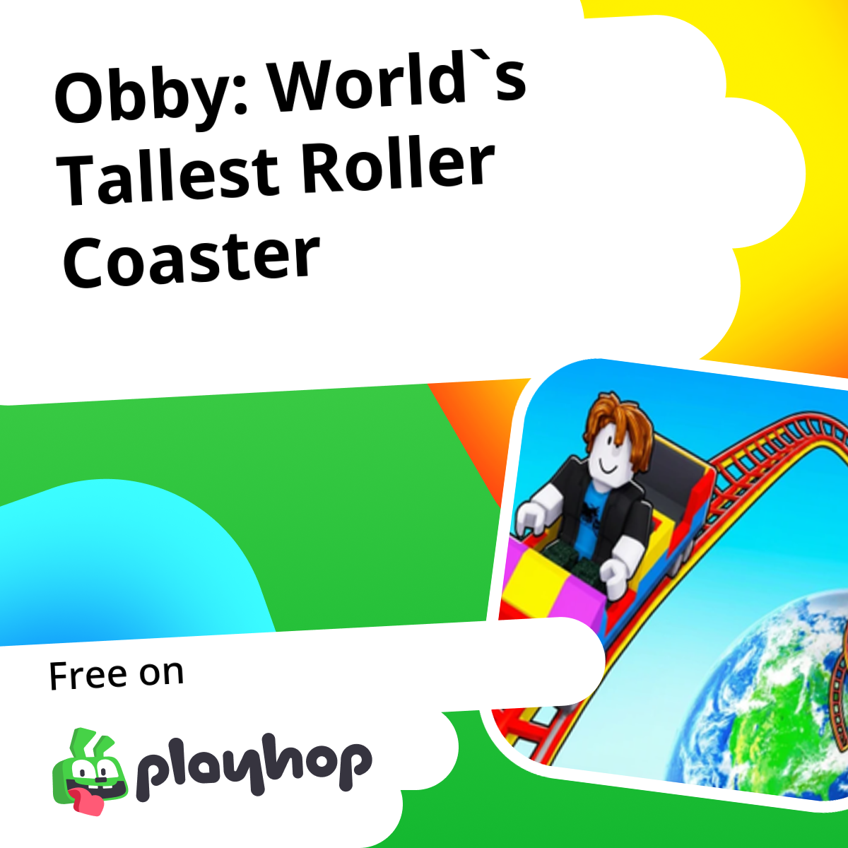 Obby: World`s Tallest Roller Coaster: Play Online For Free On Playhop