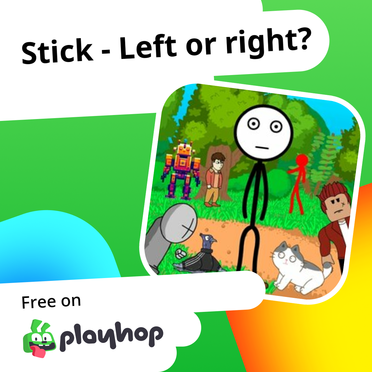 Stick - Left or right? (by Starodymov): Play Online For Free On Playhop