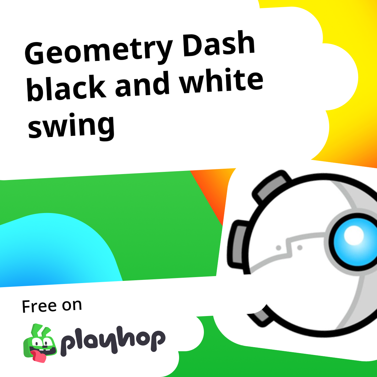 Geometry Dash black and white swing (by dashh): Play Online For Free On ...