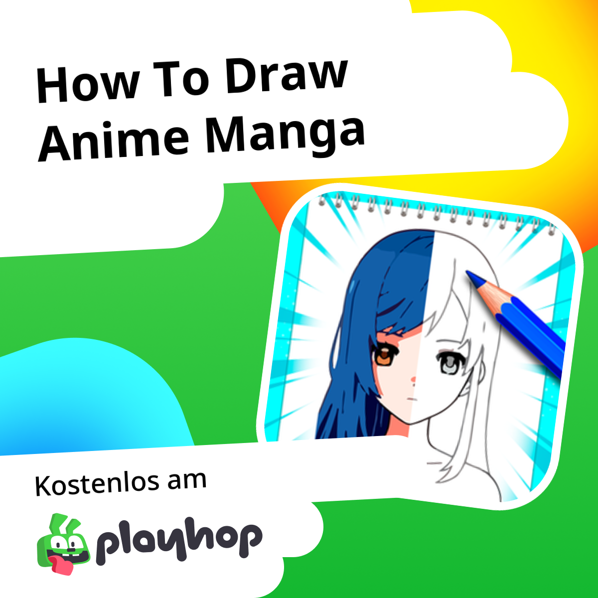 How To Draw Anime Manga: Kostenlos online spielen auf Playhop