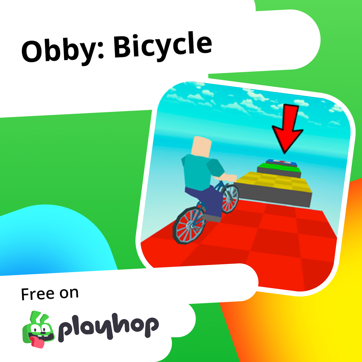 Obby: Bicycle (by DOGSTUDIO): Play Online For Free On Playhop