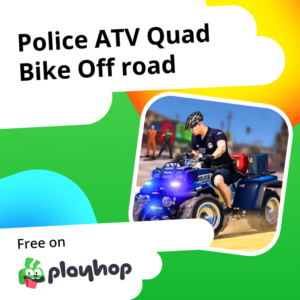 Police ATV Quad Bike Off road (by 2Y Studio): Play Online For Free On Playhop
