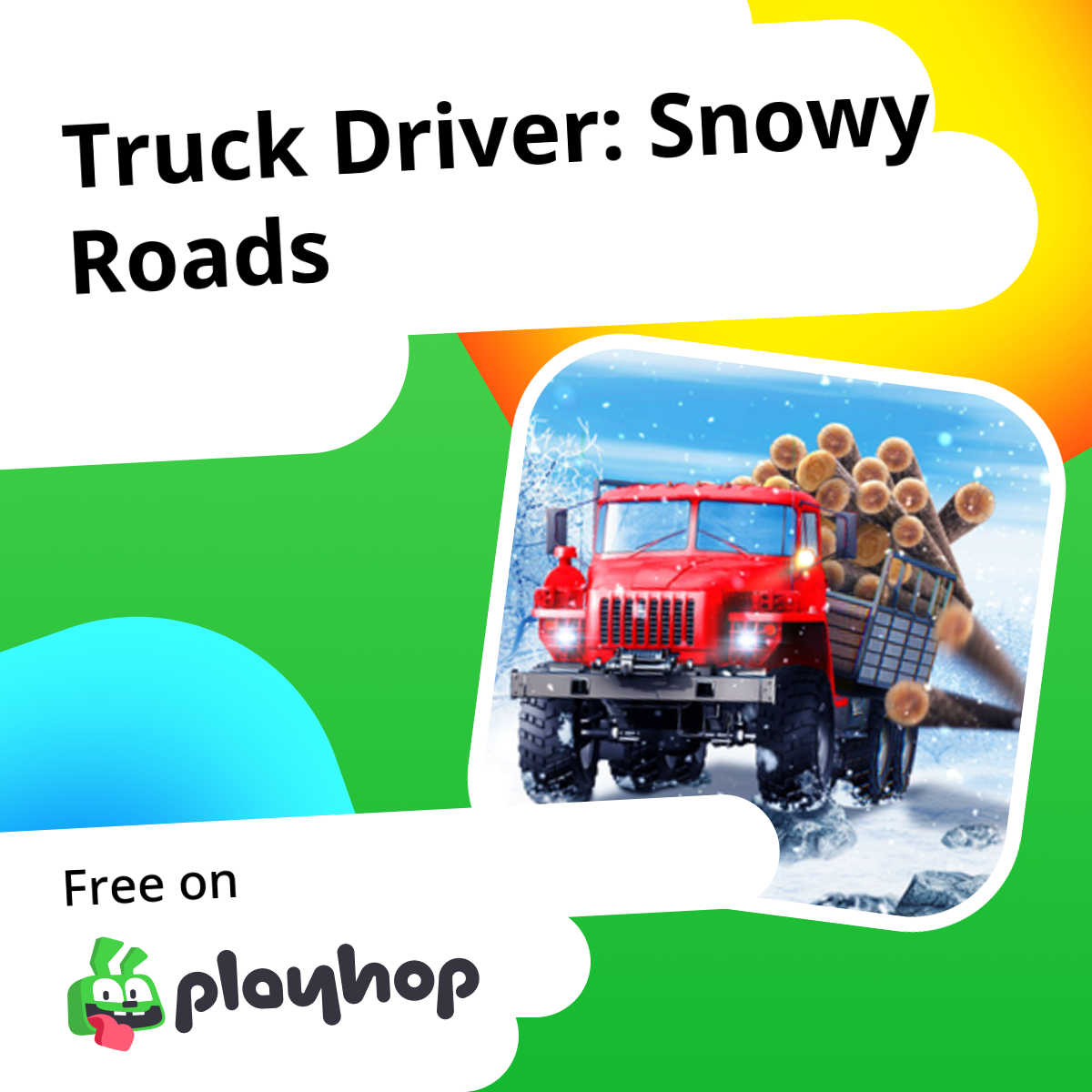 Truck Driver: Snowy Roads: Play Online For Free On Playhop